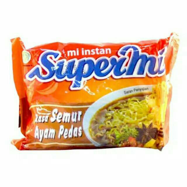 Jual Supermi Semur Ayam Pedas 70gr - Mie | Shopee Indonesia