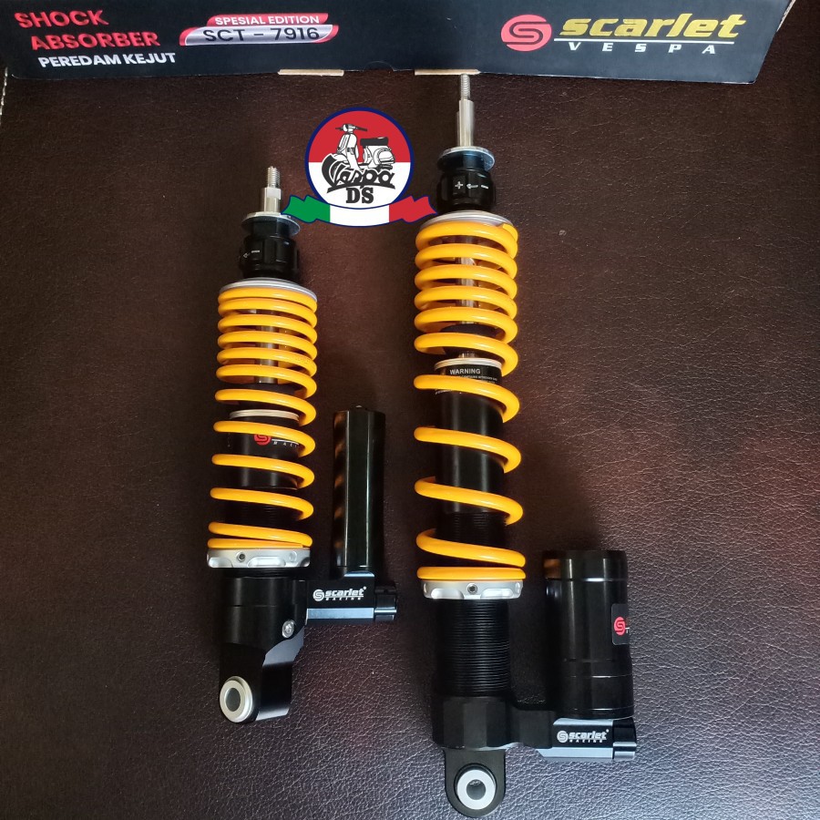 Jual Shock Tabung Scarlet Front & Rear Vespa Sprint 3V | Shopee Indonesia