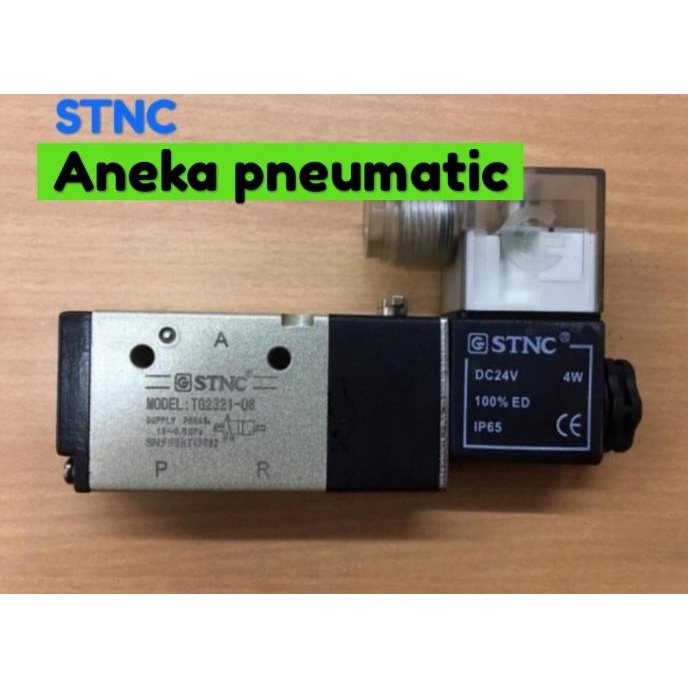 Jual SOLENOID VALVE 3/2 WAY PORT 1/4" TG2321-08 STNC PNEUMATIC | Shopee Indonesia