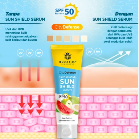 Jual Azarine x BT21 Body Guard Moisturizer Sunscreen Serum 100ml SPF 50 ...
