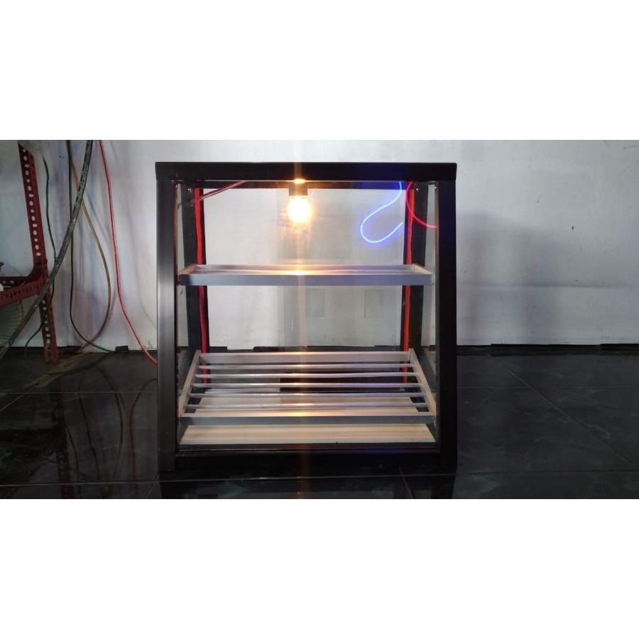 Jual Jual Rak Fried Chicken 2 Rak Paket Booth Etalase Penghangat ...