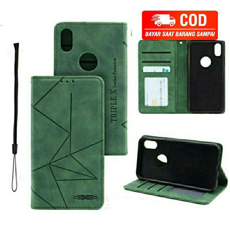 Jual Case Flip Cover Leather Magnet Oppo A38 A58 4g A78 4g A98 5g A16k
