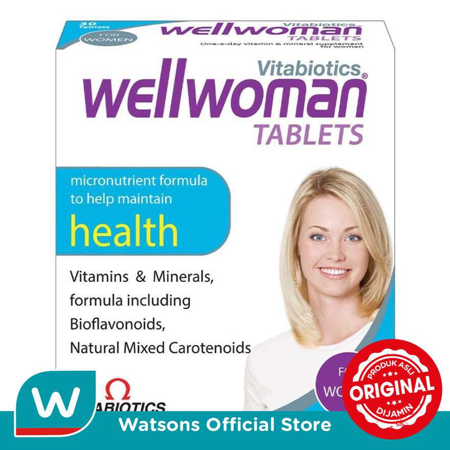 Jual Vitabiotics Wellwoman Tablet 30s | Shopee Indonesia