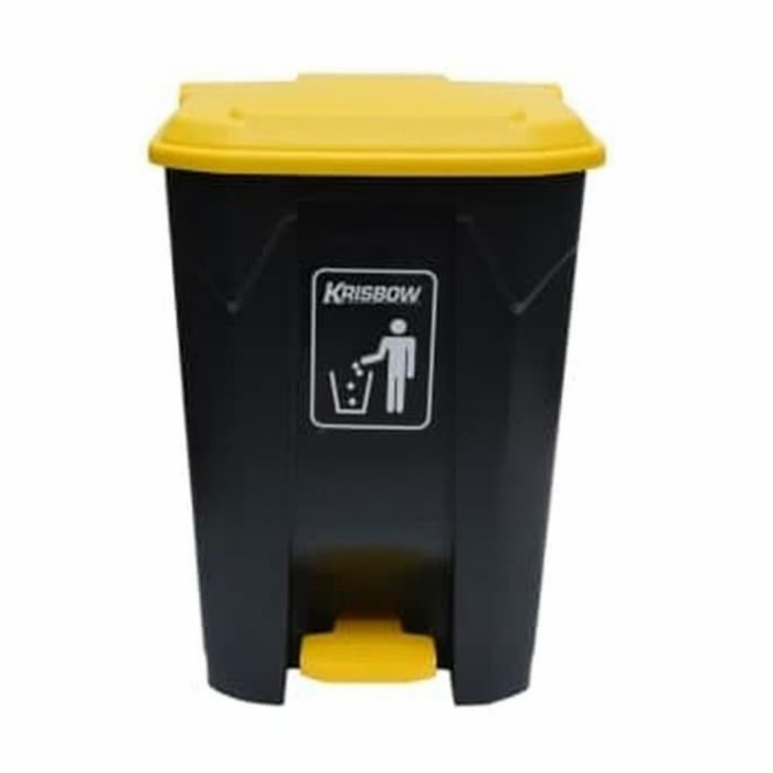 Jual Jual Krisbow Tempat Sampah Plastik 80 Ltr Injak Pedal Diskon | Shopee Indonesia
