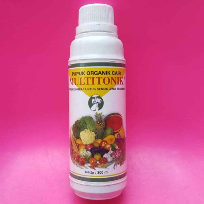 Jual MULTITONIK Buah 300ML Pupuk Organik Cair Untuk Semua Jenis Tanaman ...