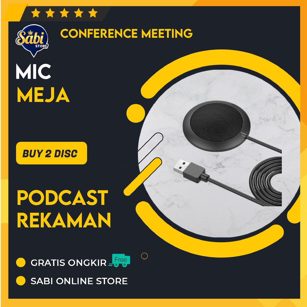Jual MIC RAPAT MEETING / MIC MEJA PORTABLE / MICROPHONE TABLE | Shopee ...