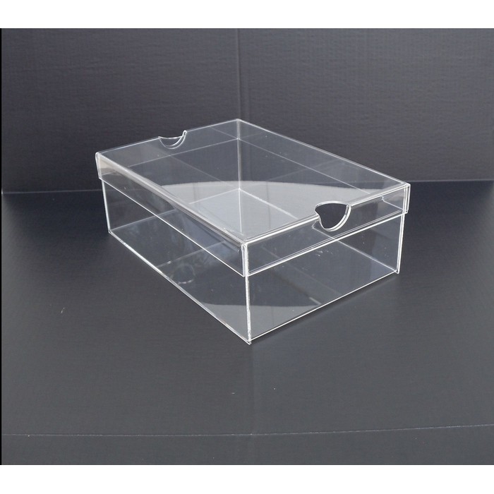 Jual Akrilik / Acrylic Kotak Sepatu / Rak Sepatu Akrilik / Tempat ...