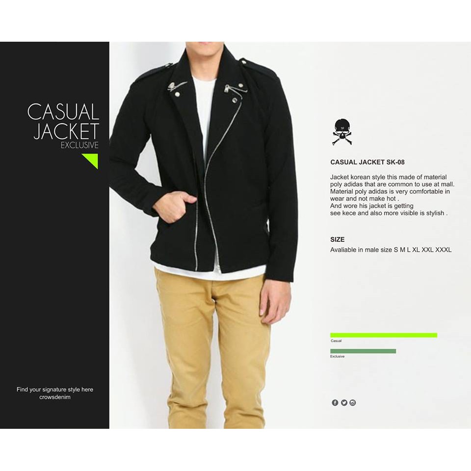 Jual Jaket Pria | Jas Cowok | City Hunter Blazer Jacket SK-08 | FC ...