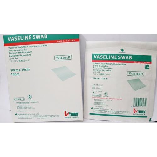 Jual vaseline swab seperti supratul, lomatul harga per 1 lembar ...
