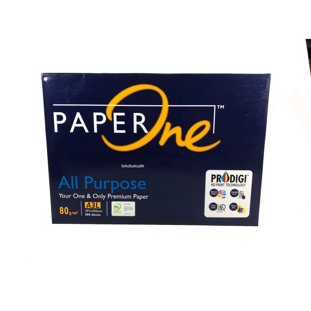 Jual Kertas Paper One A3 80 Gram | Shopee Indonesia