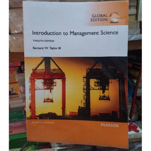 Jual BUKU IMPORT INTRODUCTION TO MANAGEMENT SCIENCE Twelfth Edition ...