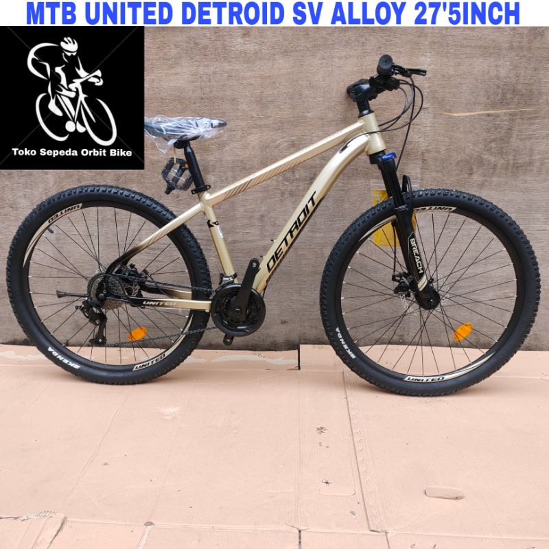 Jual Sepeda Gunung MTB United Detroid SV Alloy 27'5Inch 24Sp | Shopee ...