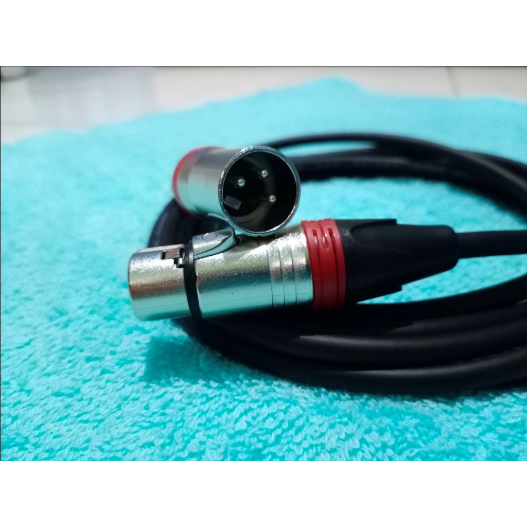 Jual KABEL AUDIO CANON XLR MALE TO CANON XLR FEMALE 1 MTR - 5 MTR ...