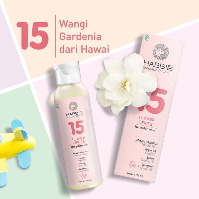 Jual HABBIE MINYAK TELON FLOWER SERIES | Shopee Indonesia