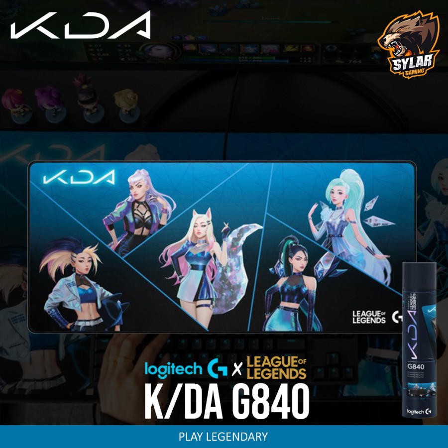 Jual Logitech G840 KDA Limited Edition Extra Large (XL) Gaming Mouse ...