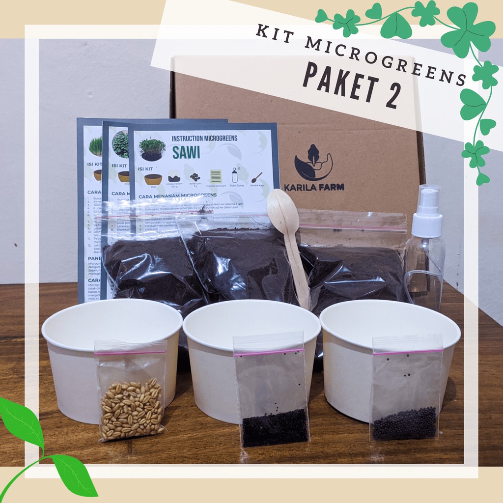 Jual Paket Berkebun Microgreen 1 | Grow Kit Set Berkebun Microgreens ...