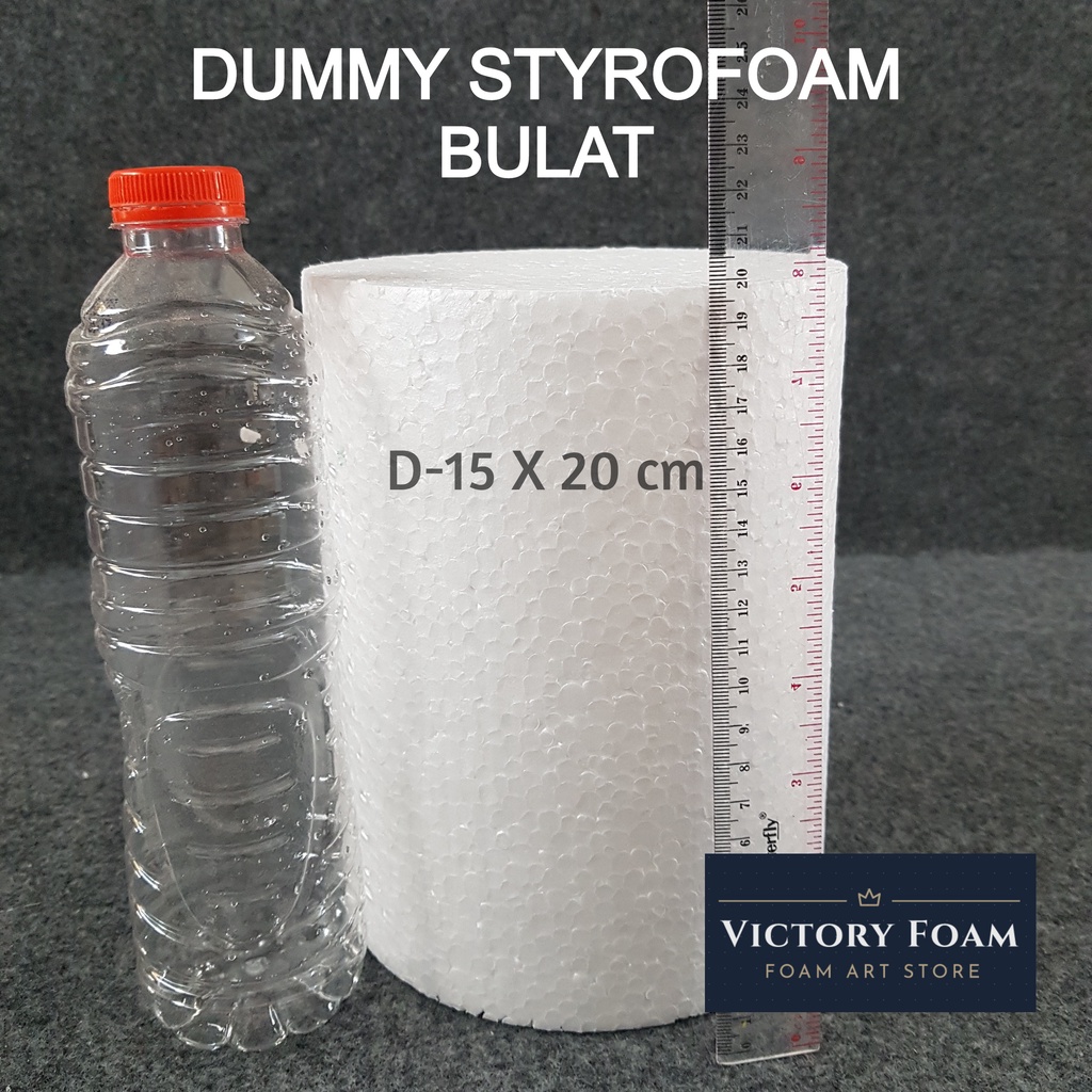 Jual Dummy Styrofoam Bulat D. 15cm x T. 20cm | Shopee Indonesia