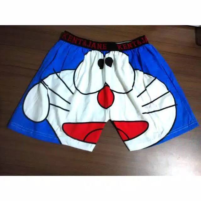 Jual Celana boxer dewasa pria dan wanita motif Doraemon | Shopee Indonesia