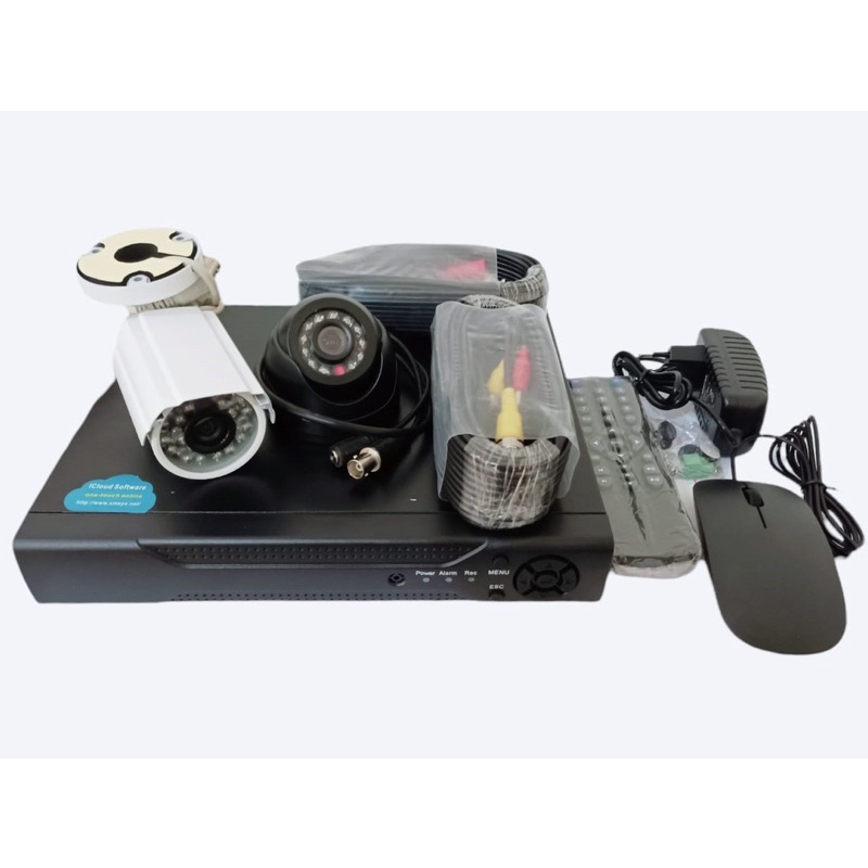 Jual DVR KIT 4ch paket dvr kit 4channel lengkapi dengan CCTV dan kabel ...