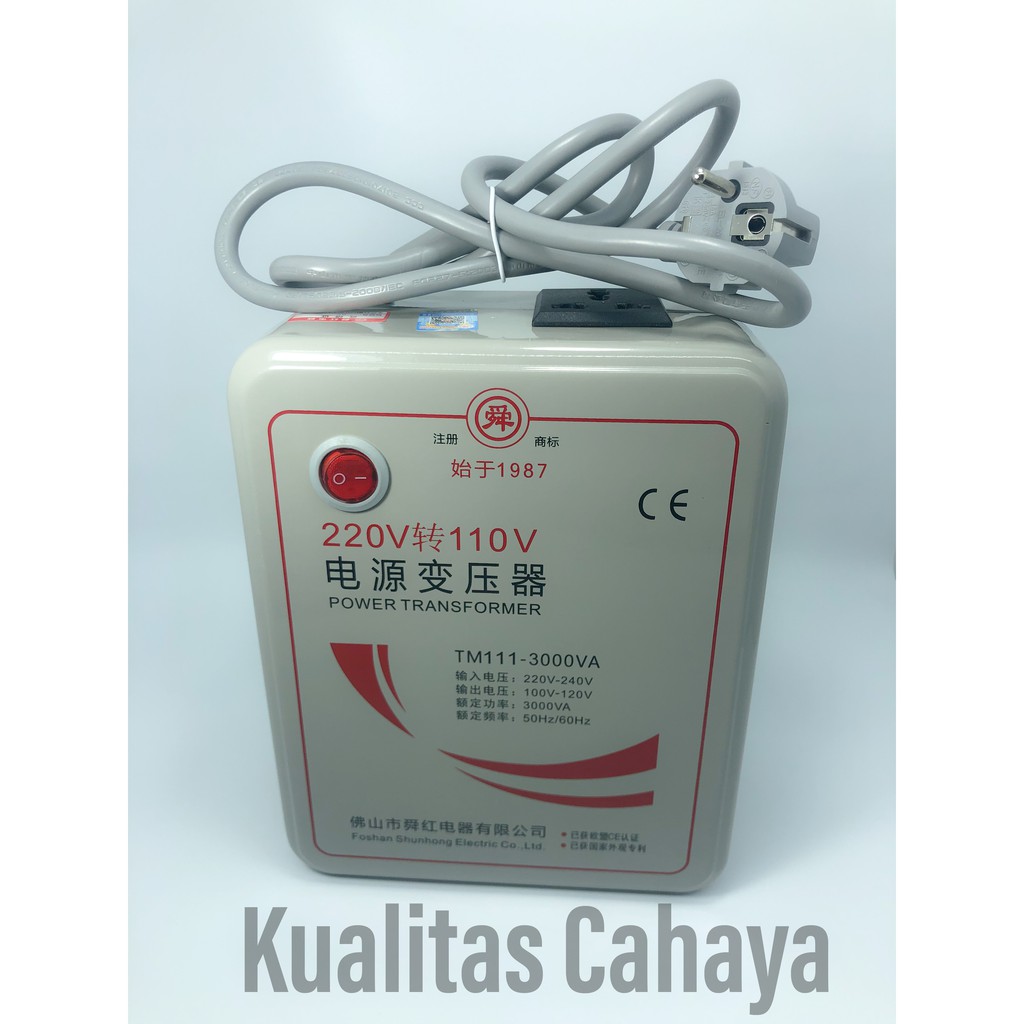 Jual Trafo Stepdown 3000 Watt 105-130Volt Tegangan Tinggi Terjamin ...