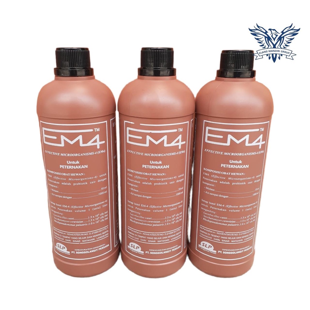 Jual EM4 Ternak, Em4 peternakan, Em4 Coklat kemasan 1 liter | Shopee ...