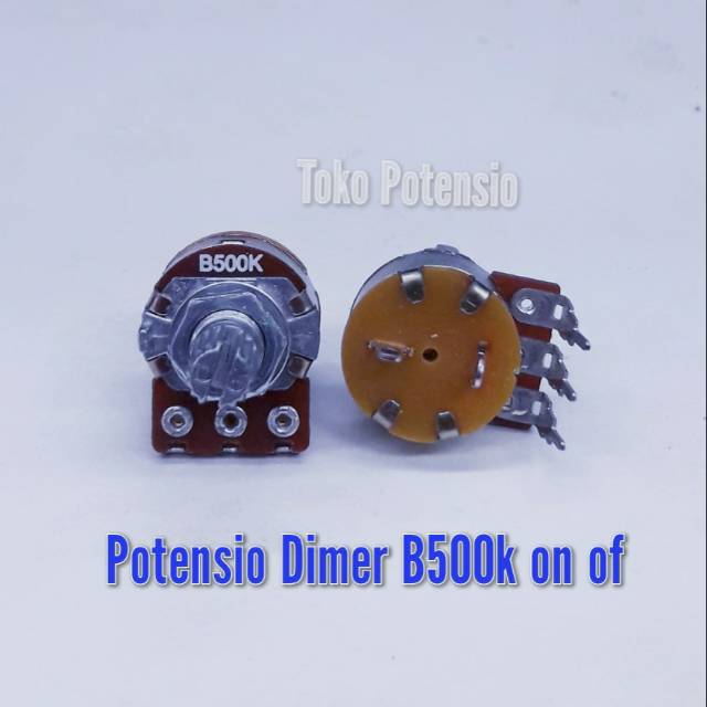 Jual POTENSIO DIMER B500K ON OF (BESI) | Shopee Indonesia