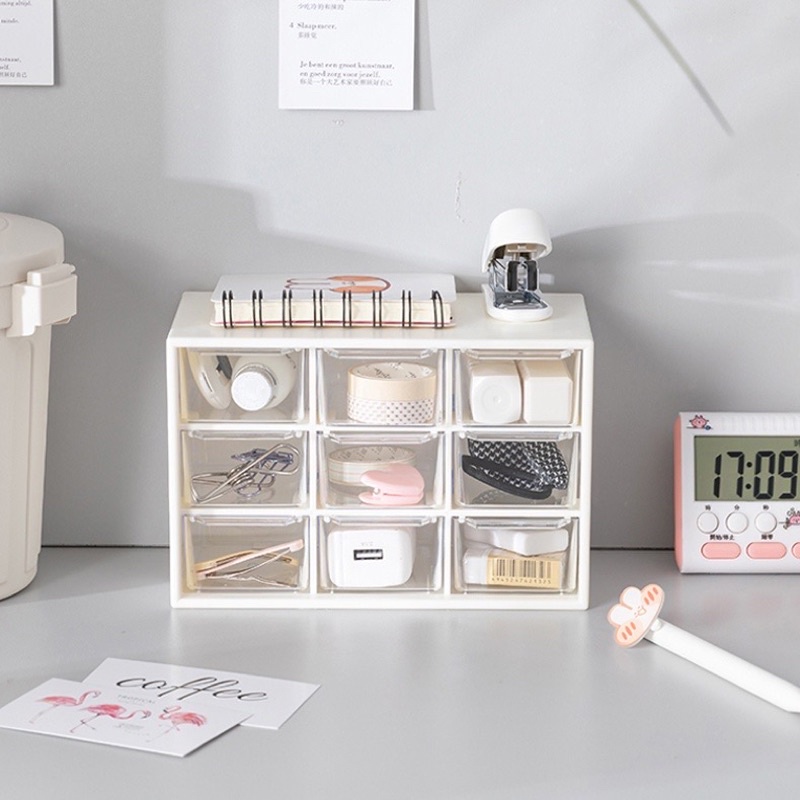 Jual Kotak Storage Box Serbaguna Aesthetic Desktop Organizer Meja ...