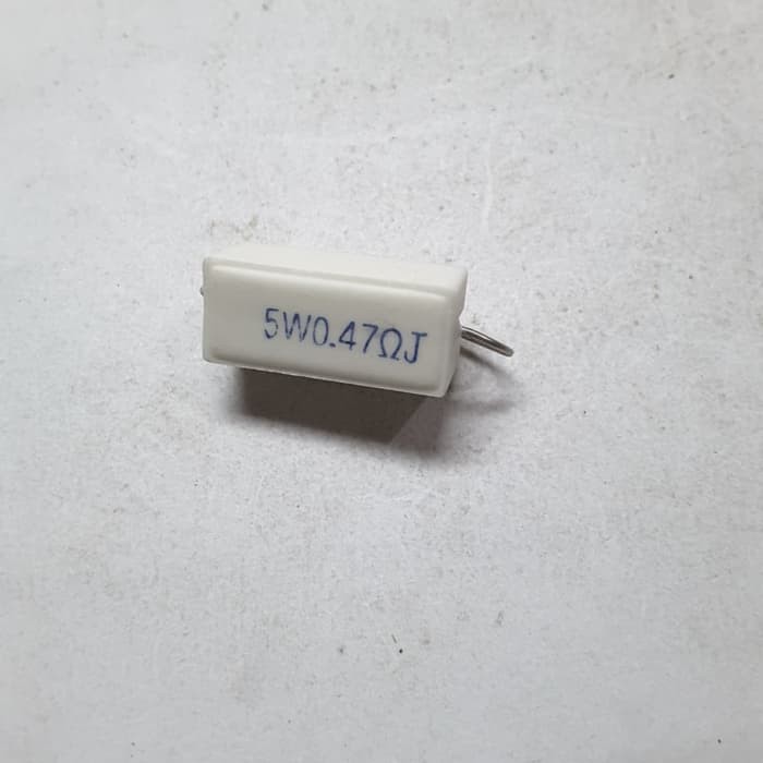 Jual 10 pcs Resistor 5W 5 Watt 0,47 ohm 0,47ohm | Shopee Indonesia