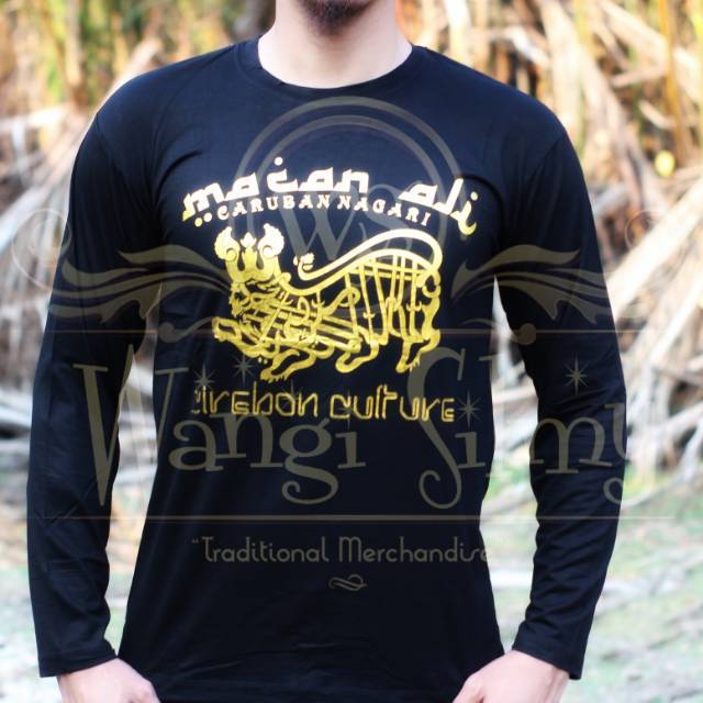 Jual Kaos Macan Ali Lengan Panjang - Kaos Macan Ali Lambang Kerajaan ...