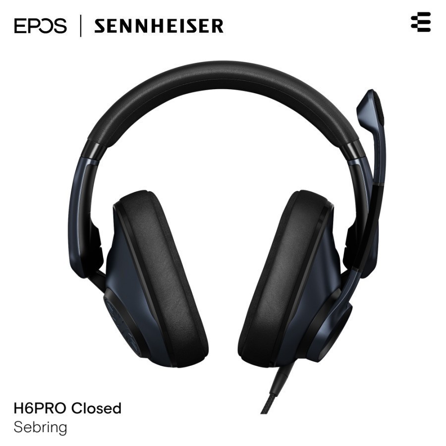 Jual EPOS H6 PRO Closed Acoustic Gaming Headset BLACK | Shopee Indonesia