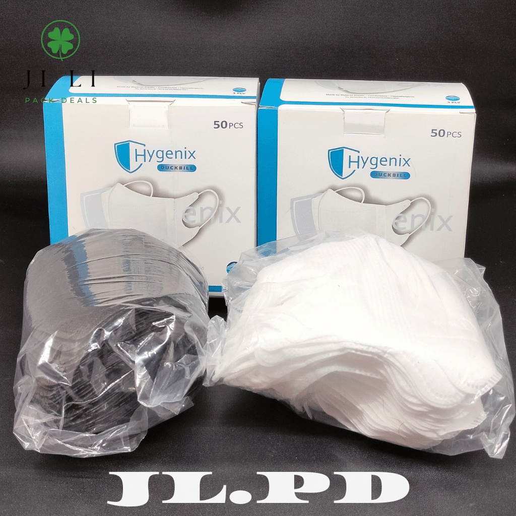 Jual ( 3 Layers) Masker Hygenix Duckbill Waterproof Dewasa / Box (50 ...