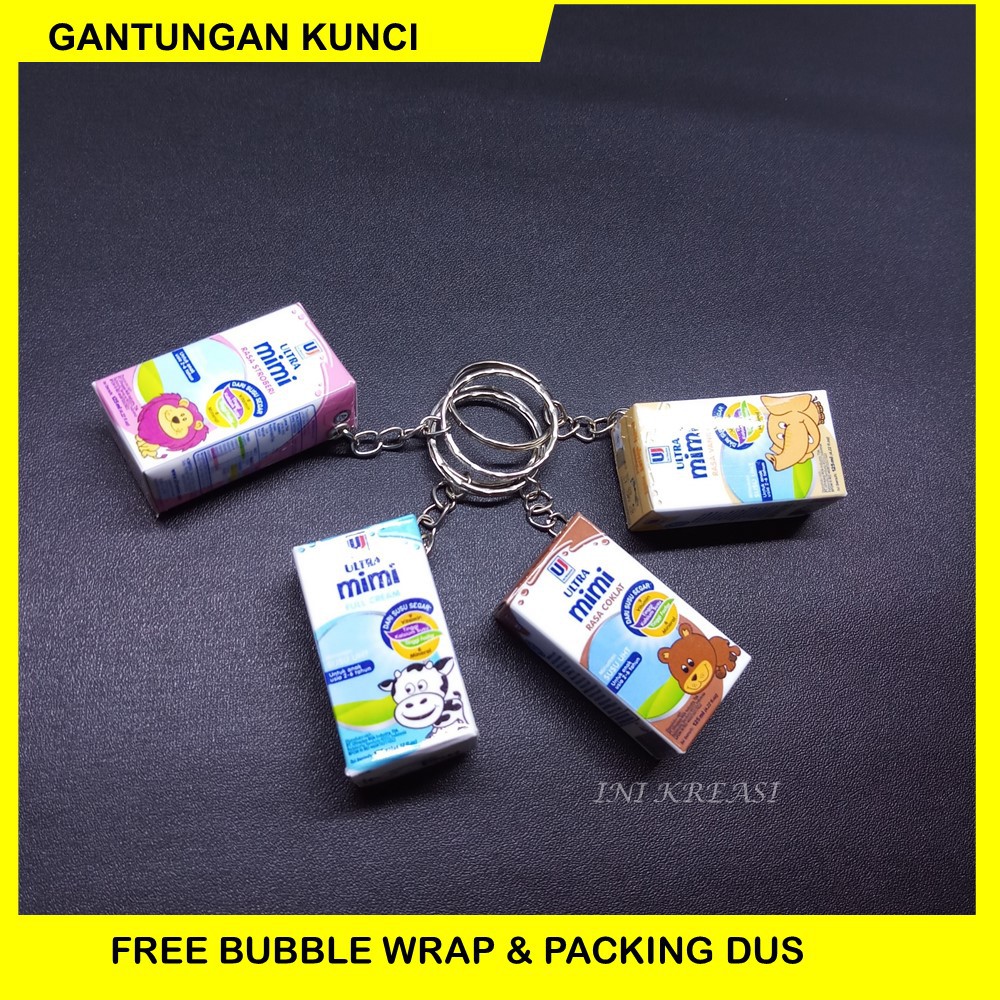 Jual GANTUNGAN KUNCI - GANCI MINIATUR SUSU ULTRA MIMI | Shopee Indonesia