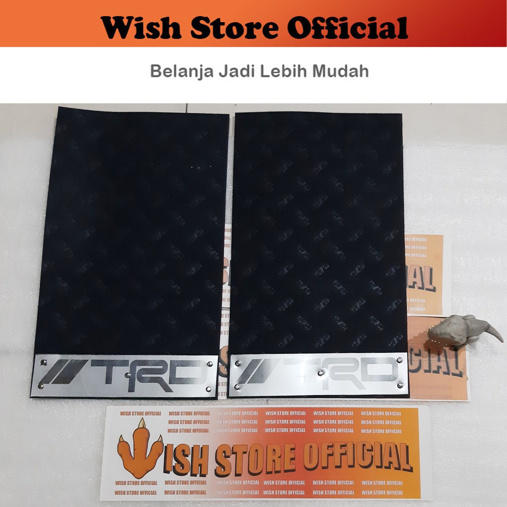 Jual Karpet Roda Motif TRD Universal Karpet Lumpur Kepet Roda 1 set isi ...