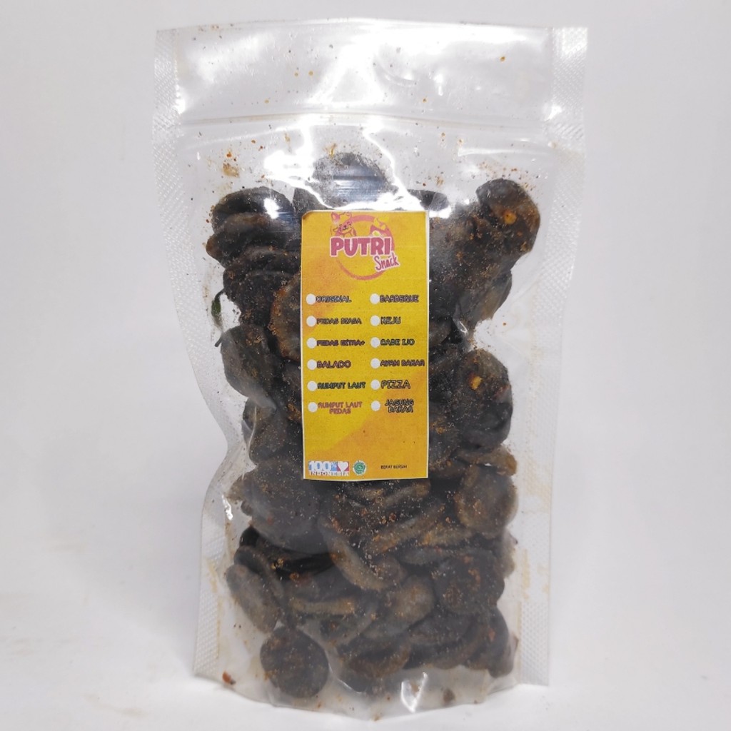Jual Kerupuk Seblak Jengkol Hitam Bulat 100gr+ Extra Daun Jeruk ...