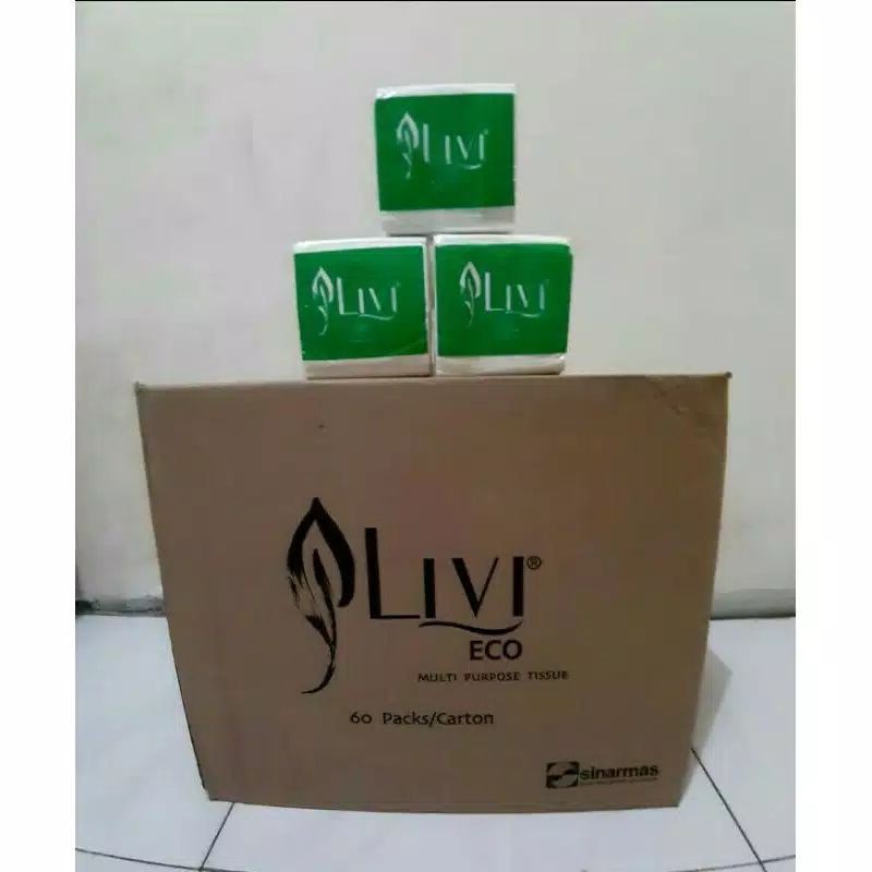 Jual Livi Eco Multipurpose Pop Up Tissue [150 Sheet] - (1 dus 60 pak ...