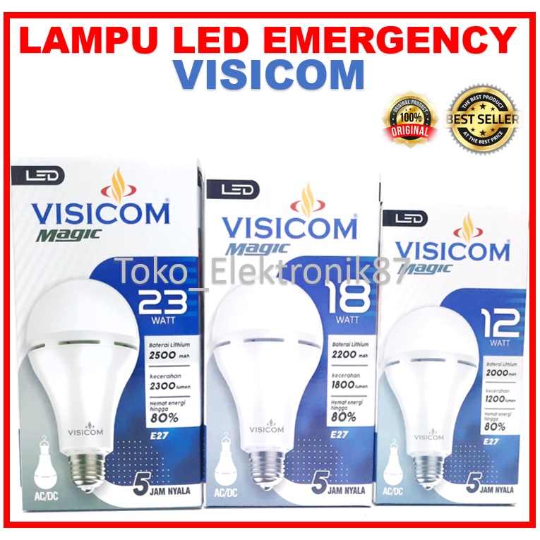 Jual Lampu Led Magic Visicom Emergency | Shopee Indonesia