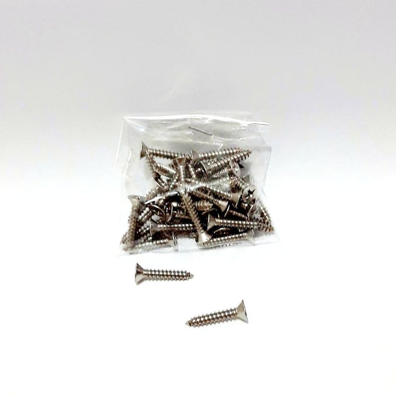 Jual Skrup Kayu Stainless 6 x 3/4 FAB 30pcs | Shopee Indonesia