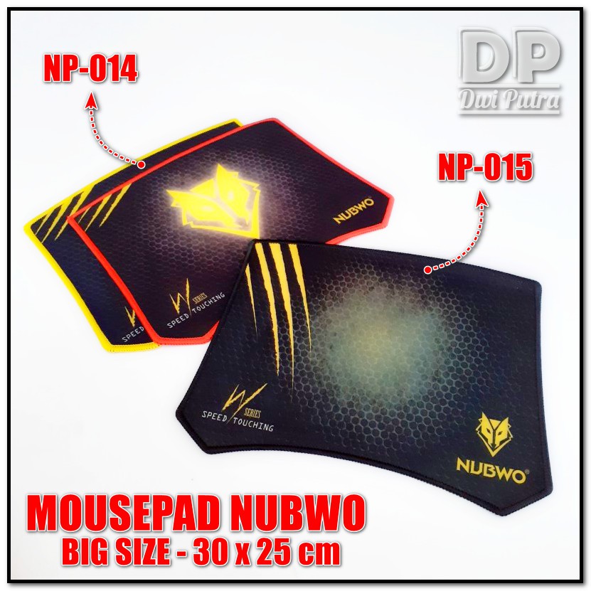 Jual MOUSEPAD NUBWO NP SERIES // PINGGIR OBRAS ANTISLIP ALAS RUBBER // UKURAN BESAR BIG SIZE ...