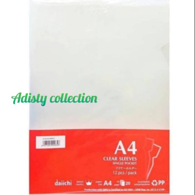 Jual Map L A4 Daiichi isi 12 pcs | Shopee Indonesia