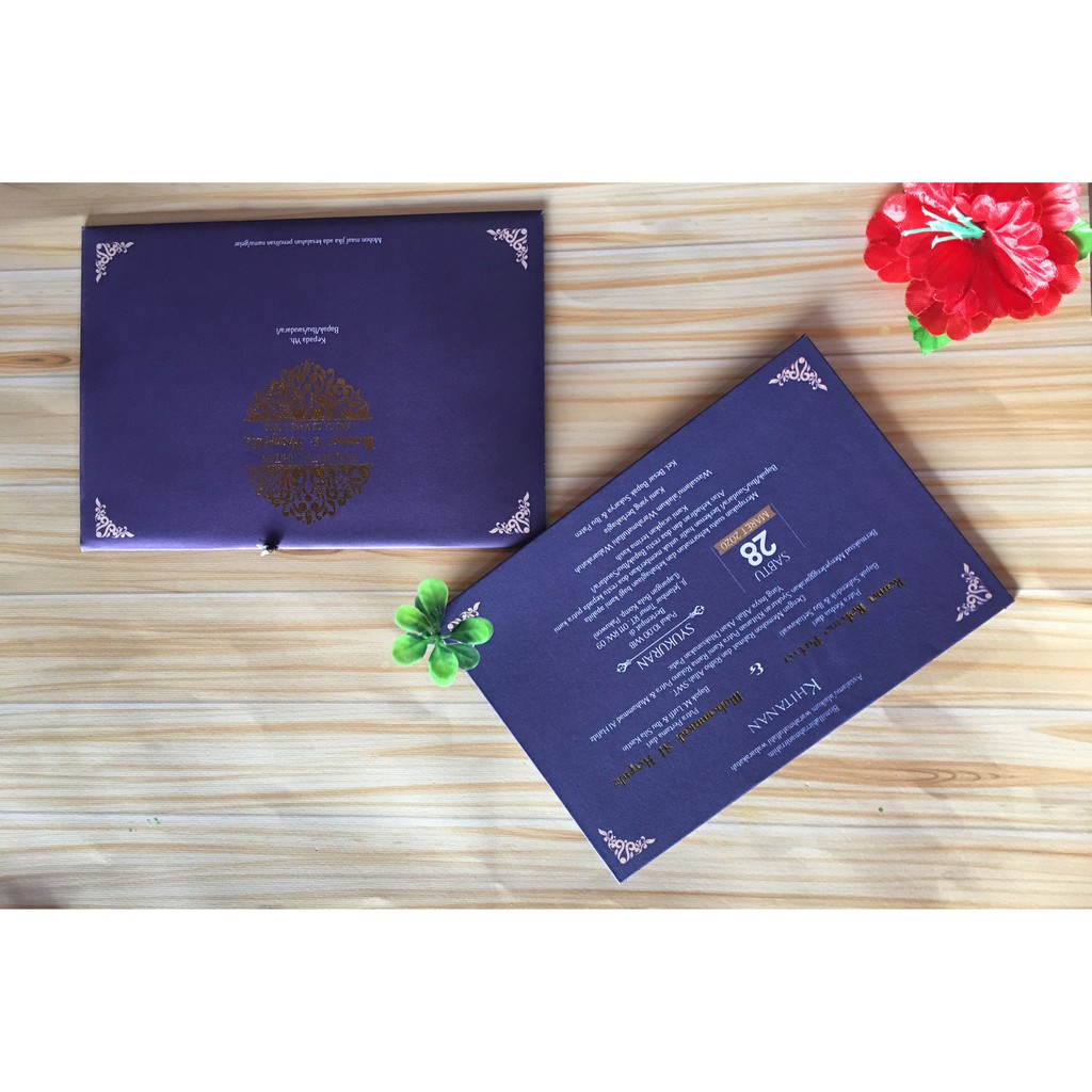 Jual Undangan Pernikahan Hard Cover Landscape | Shopee Indonesia