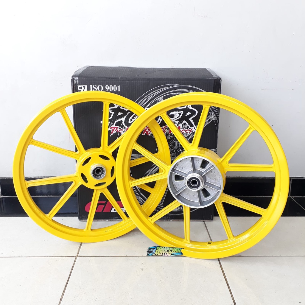 Jual Velg Racing Set GP Wheel Kawasaki Ninja 150 R Power GP Drag-1 Gold ...