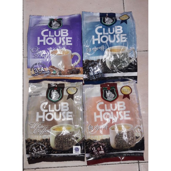 Jual Club House white coffee/3 in 1 dan 2 in 1 /hazelnut/coklat ...