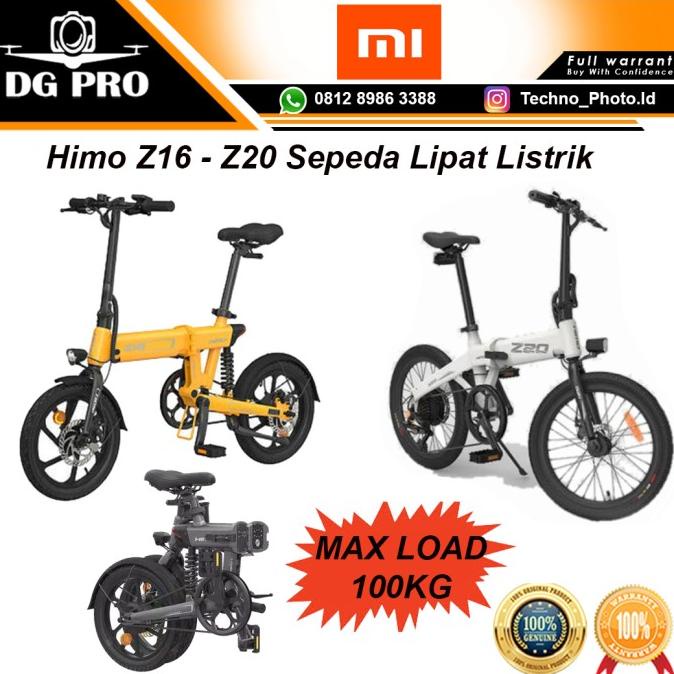 Jual Sepeda Listrik Lipat Xiaomi Himo Z20 Z16 Foldable Electric Bicycle | Shopee Indonesia
