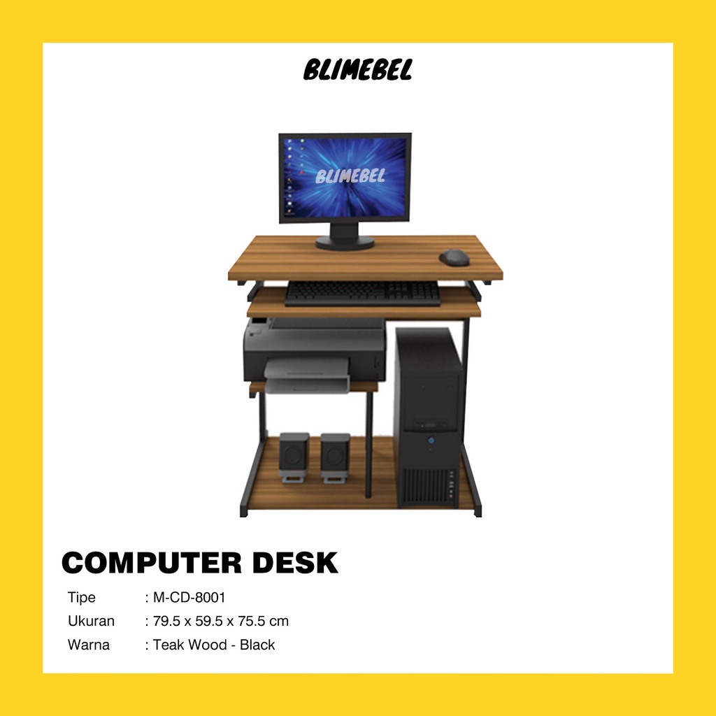 Jual Meja Komputer Besi MCD-8001 - EXPO | Shopee Indonesia
