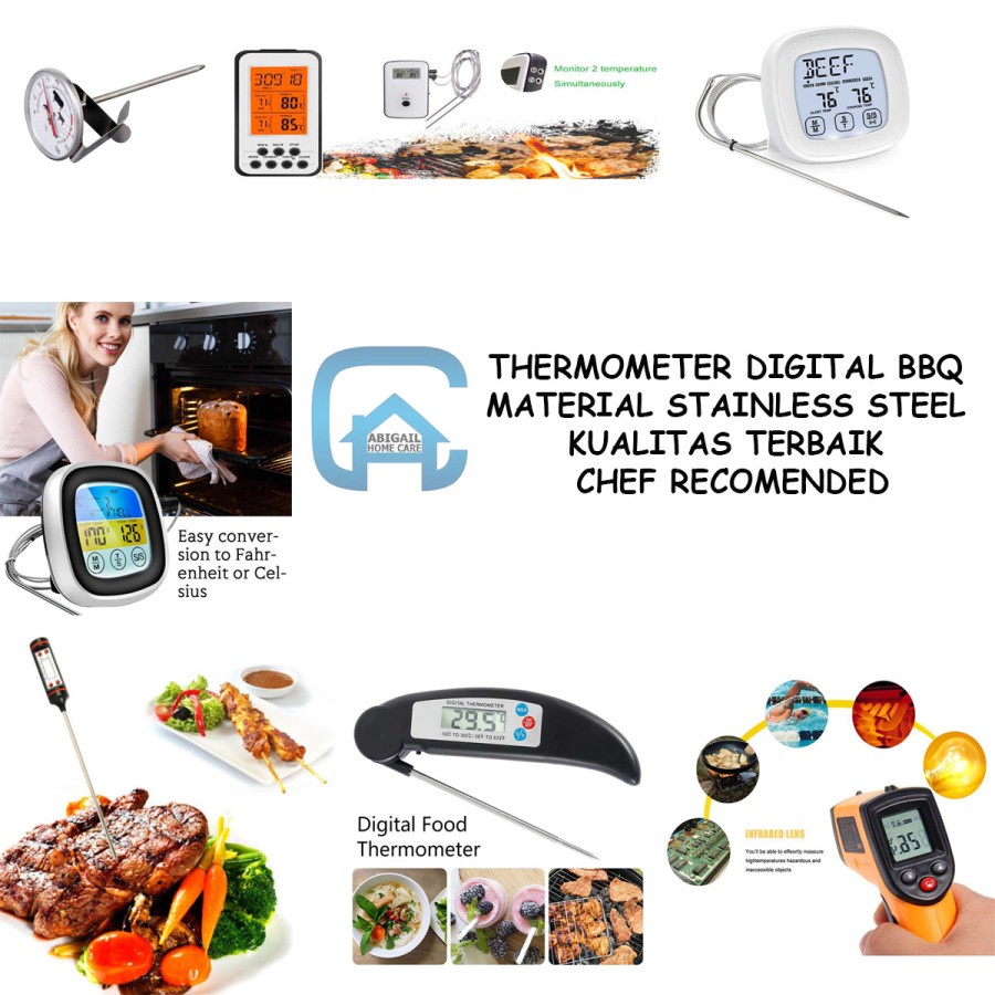 Jual Thermomer Digital Daging Barbeque Thermometer Masak Termometer ...