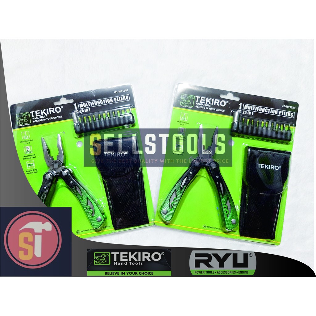 Jual Tekiro Tang Lipat Multifungsi 25in1 | Tang Serbaguna dengan 25 ...