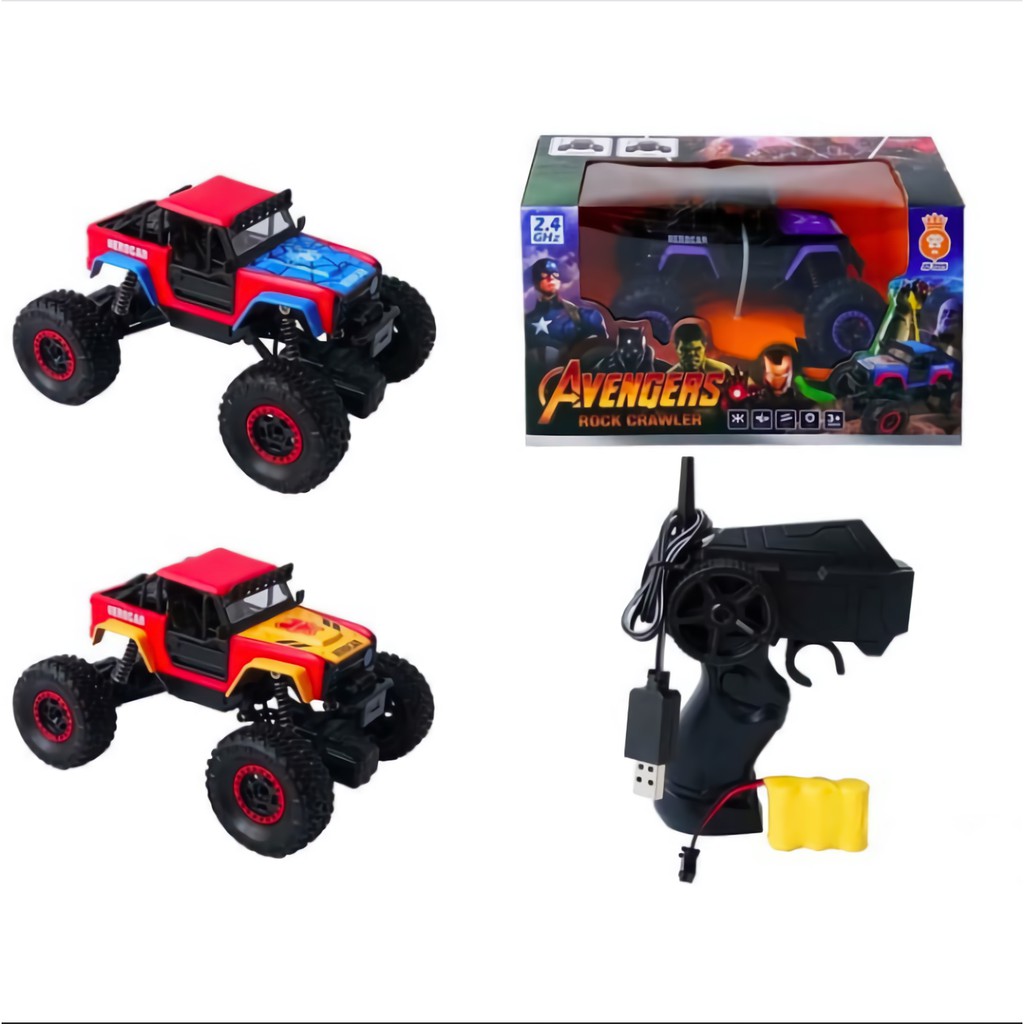 Jual Mainan Anak Mobil Mobilan RC Remote Control Rock Crawler Avenger ...