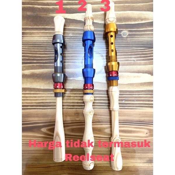 Jual GAGANG PANCING JORAN UDANG KAYU JATI BELANDA TANPA SALAI | Shopee ...