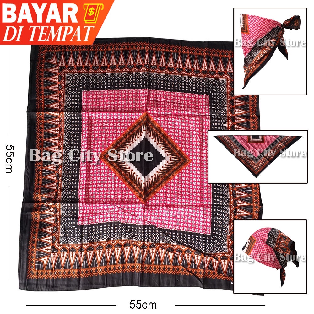 Jual Scraft Slayer Bandana Sapu Tangan Pria Wanita Motif Batik BCS250 ...