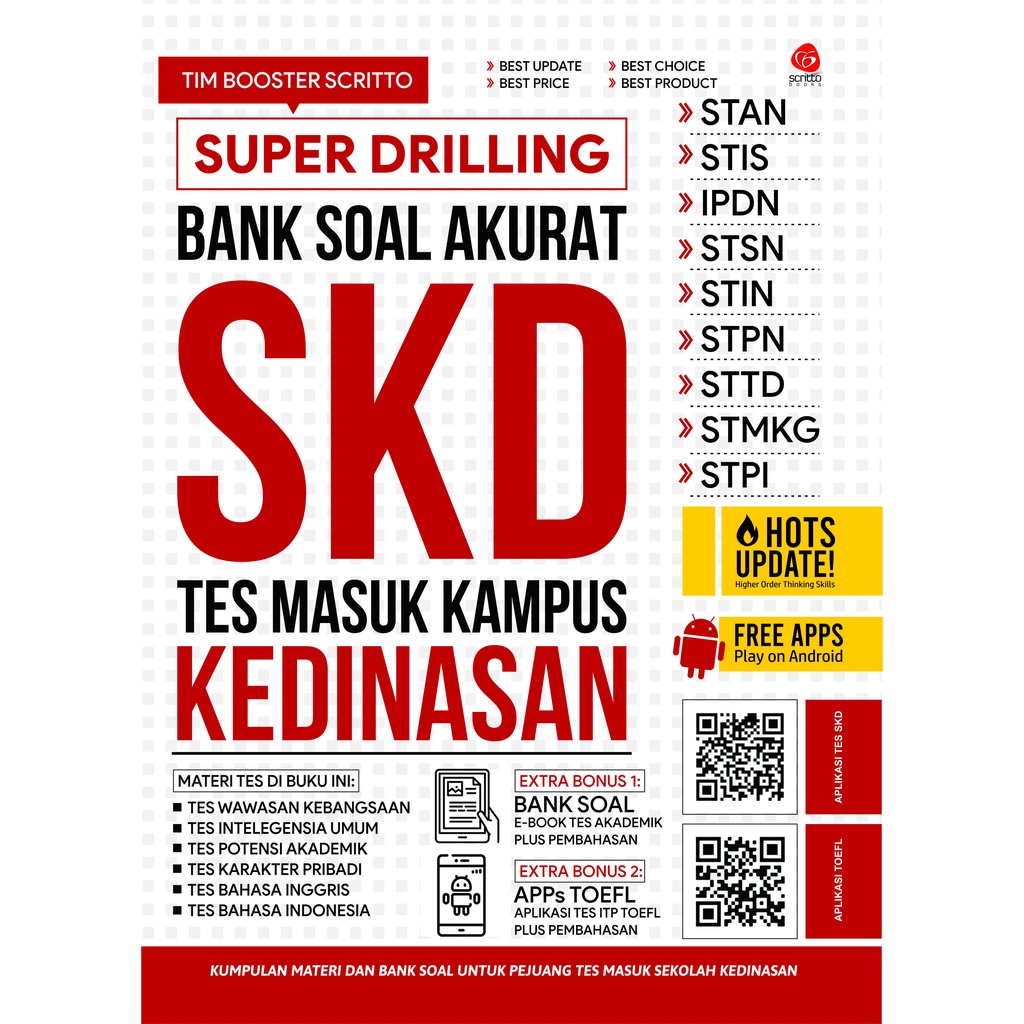 Jual Buku Tes SKD Kedinasan 2022 - 2023 Terlaris Super Drilling STAN ...
